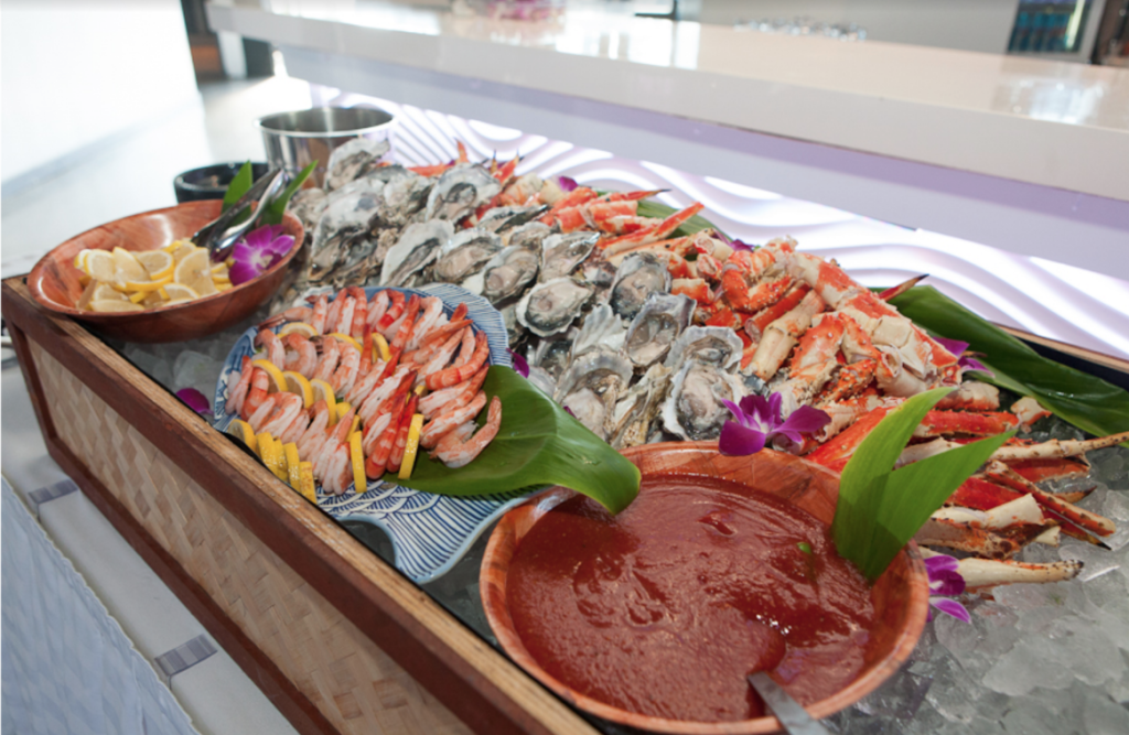 Seafood Display - Pacific Party Rentals